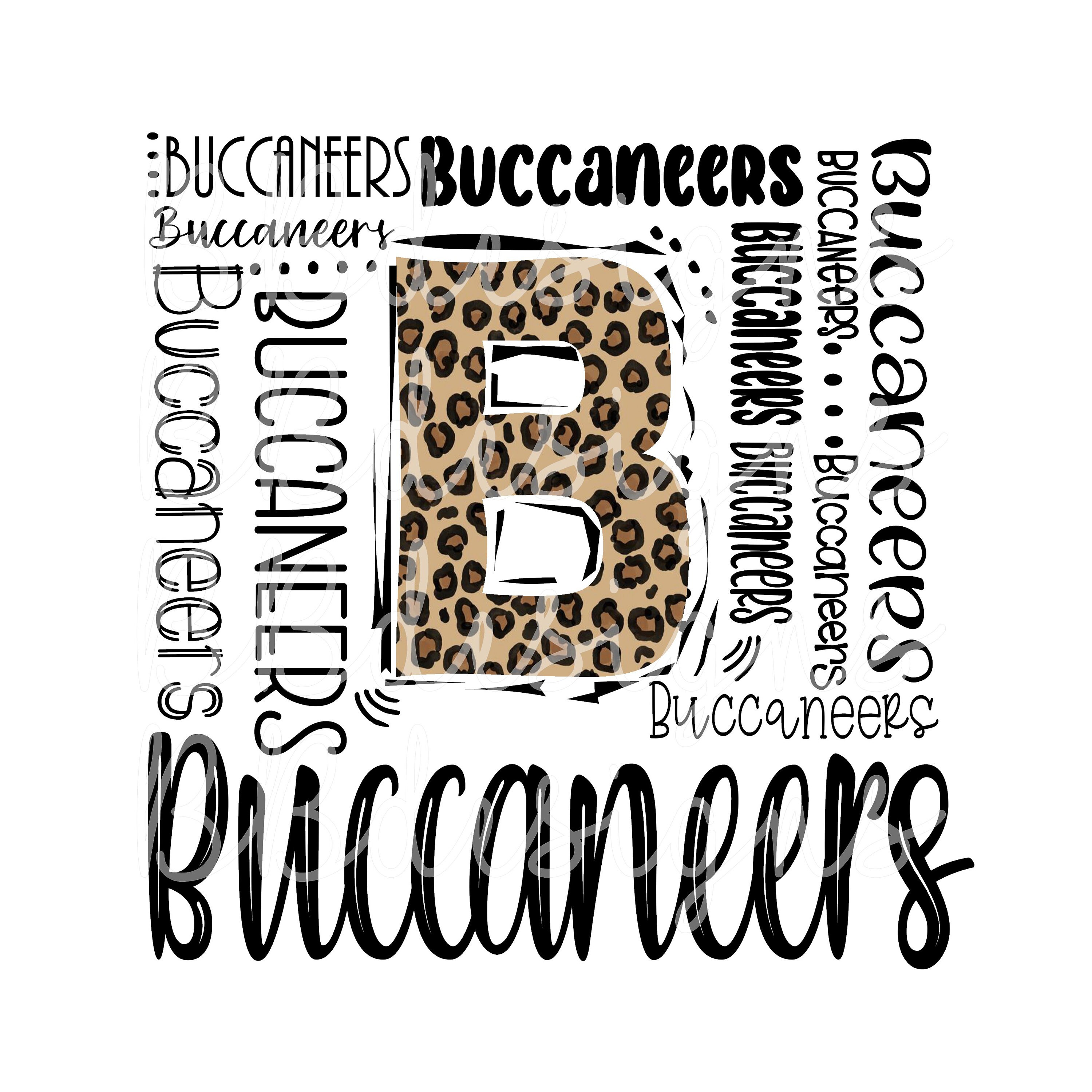 Buccaneers Typography PNG - Etsy
