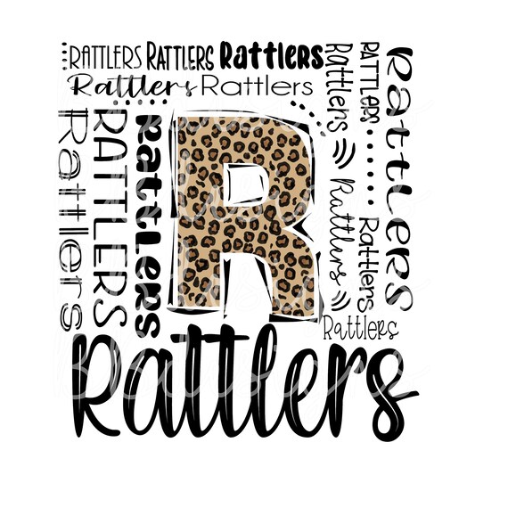 Rattlers Typography PNG - Etsy