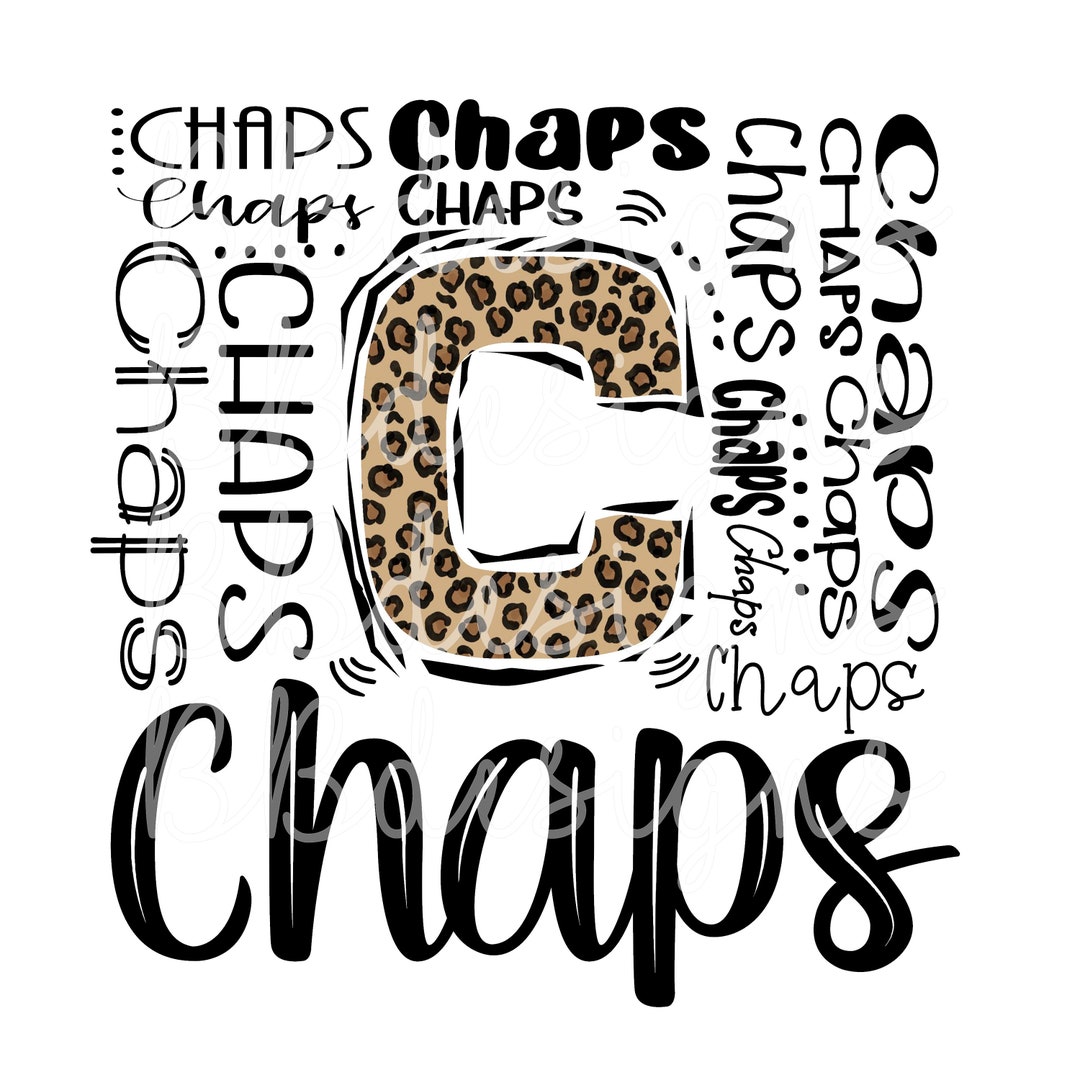 Chaps Typography PNG - Etsy