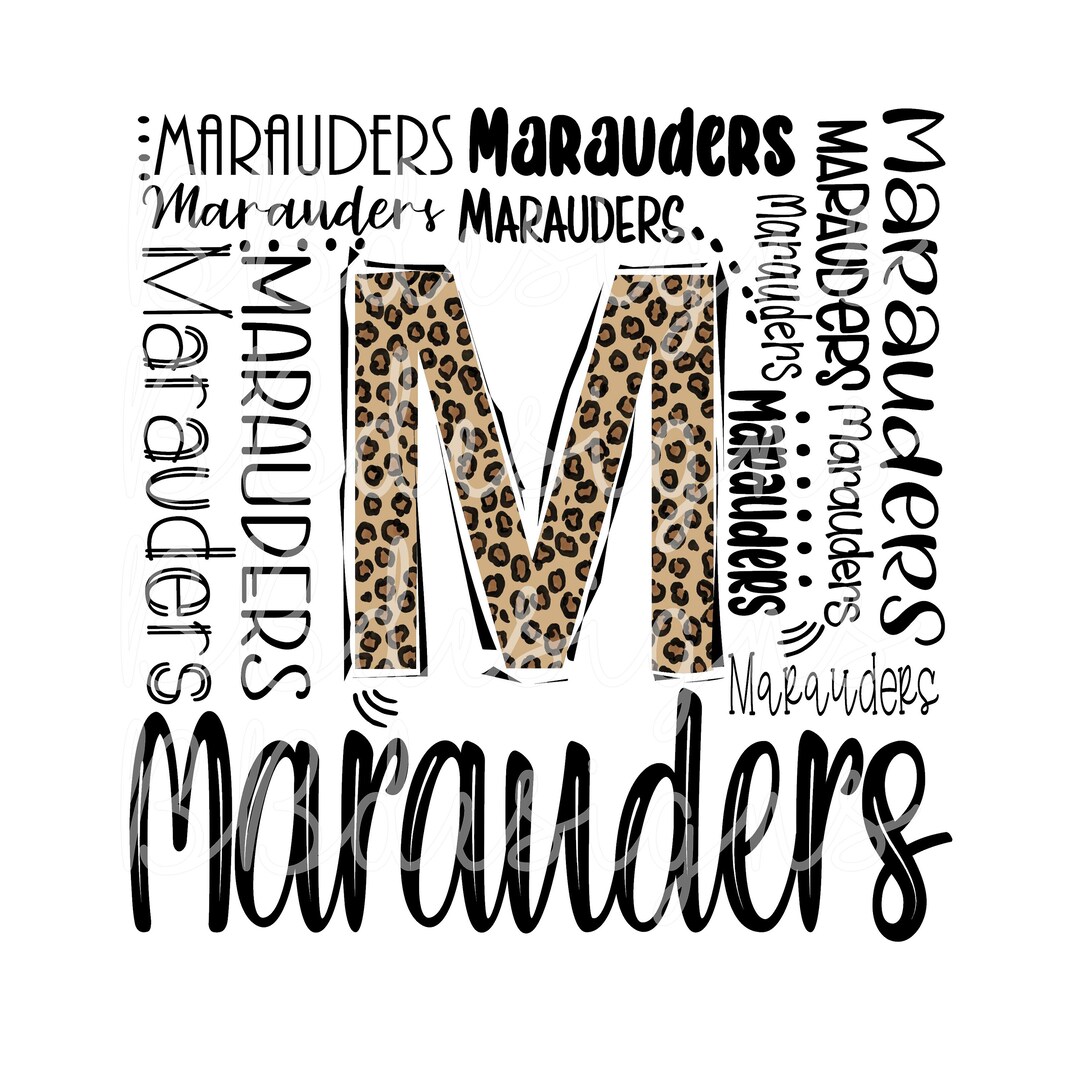 Marauders Typography PNG - Etsy
