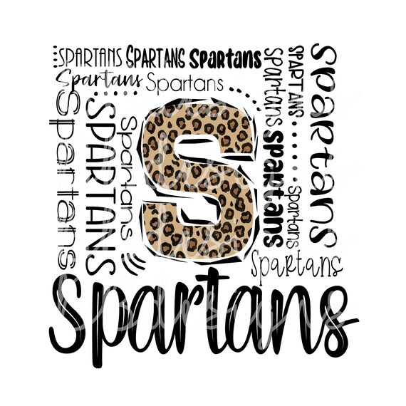 Spartans Typography PNG - Etsy