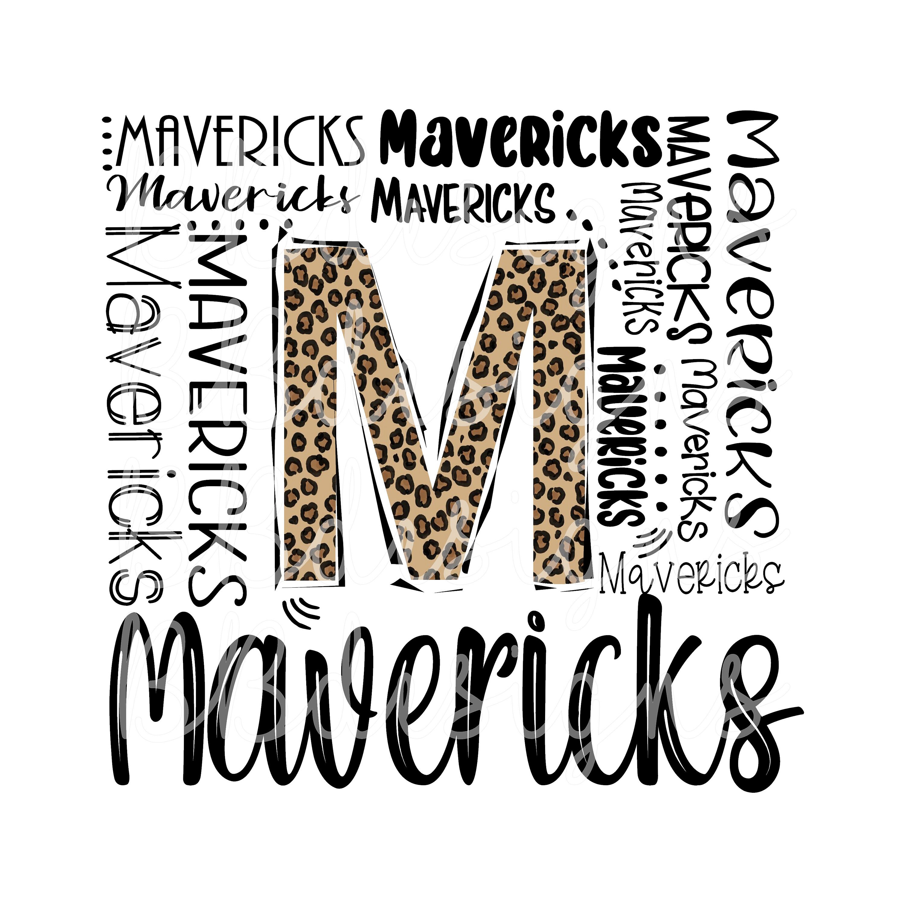 Mavericks Typography PNG - Etsy