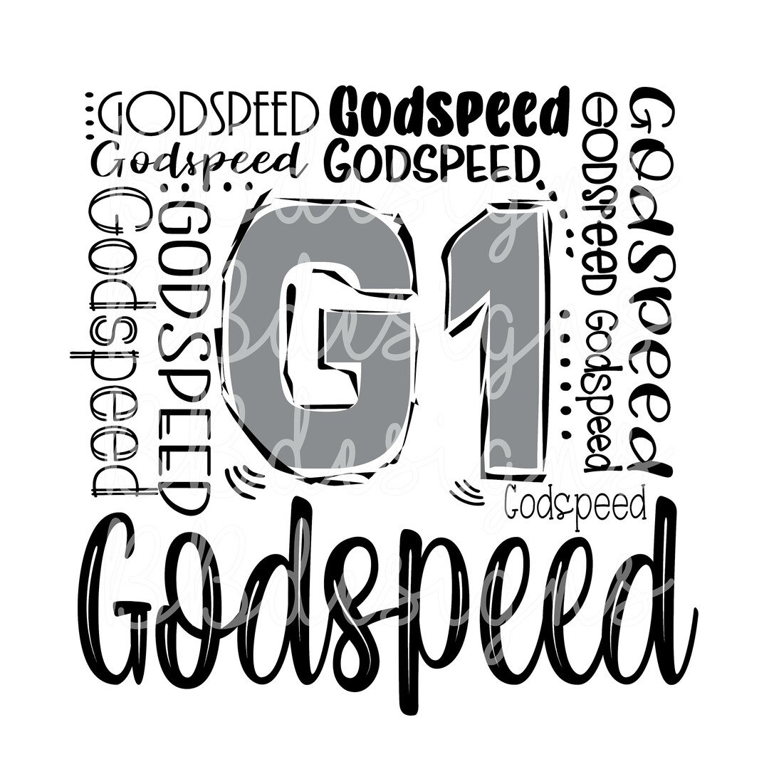 Godspeed Typography PNG - Etsy