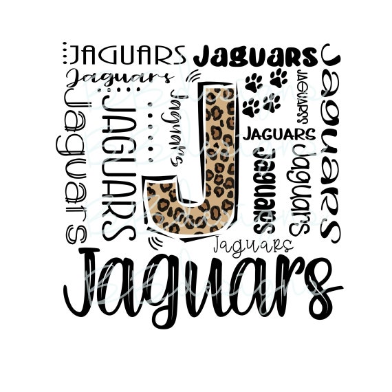 Jaguars Typography PNG - Etsy