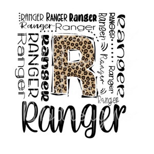 Ranger Typography PNG - Etsy