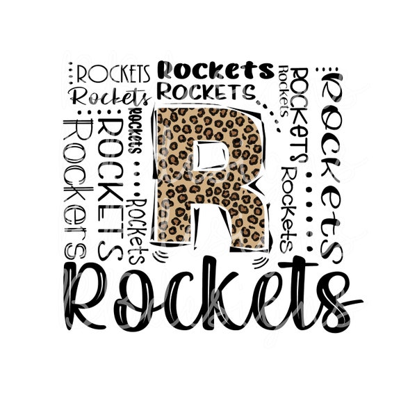 Gardendale Rockets Png - Etsy Canada
