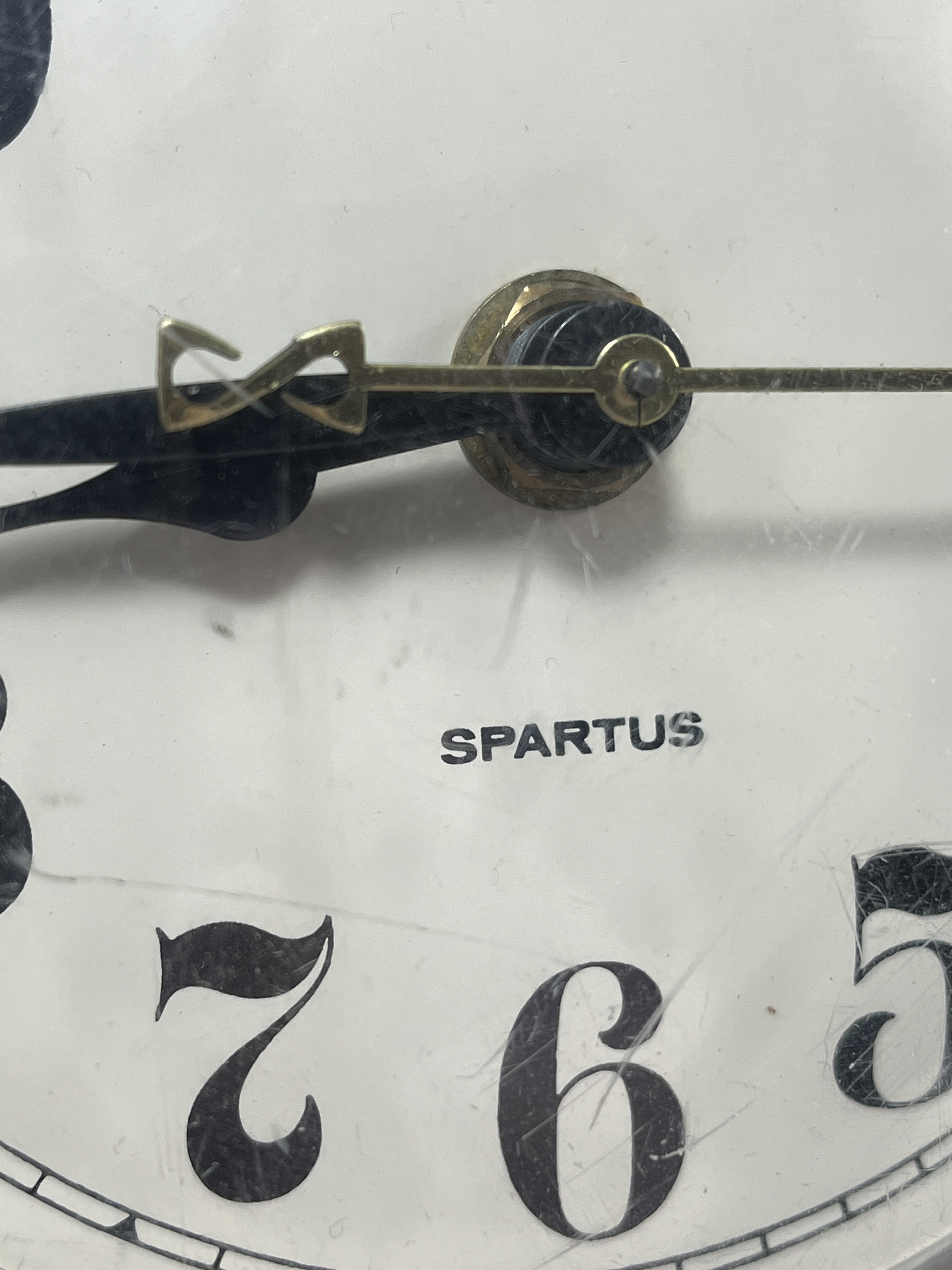 Vintage Electric Wall Clock Spartus Plastic Wall Mount | Etsy