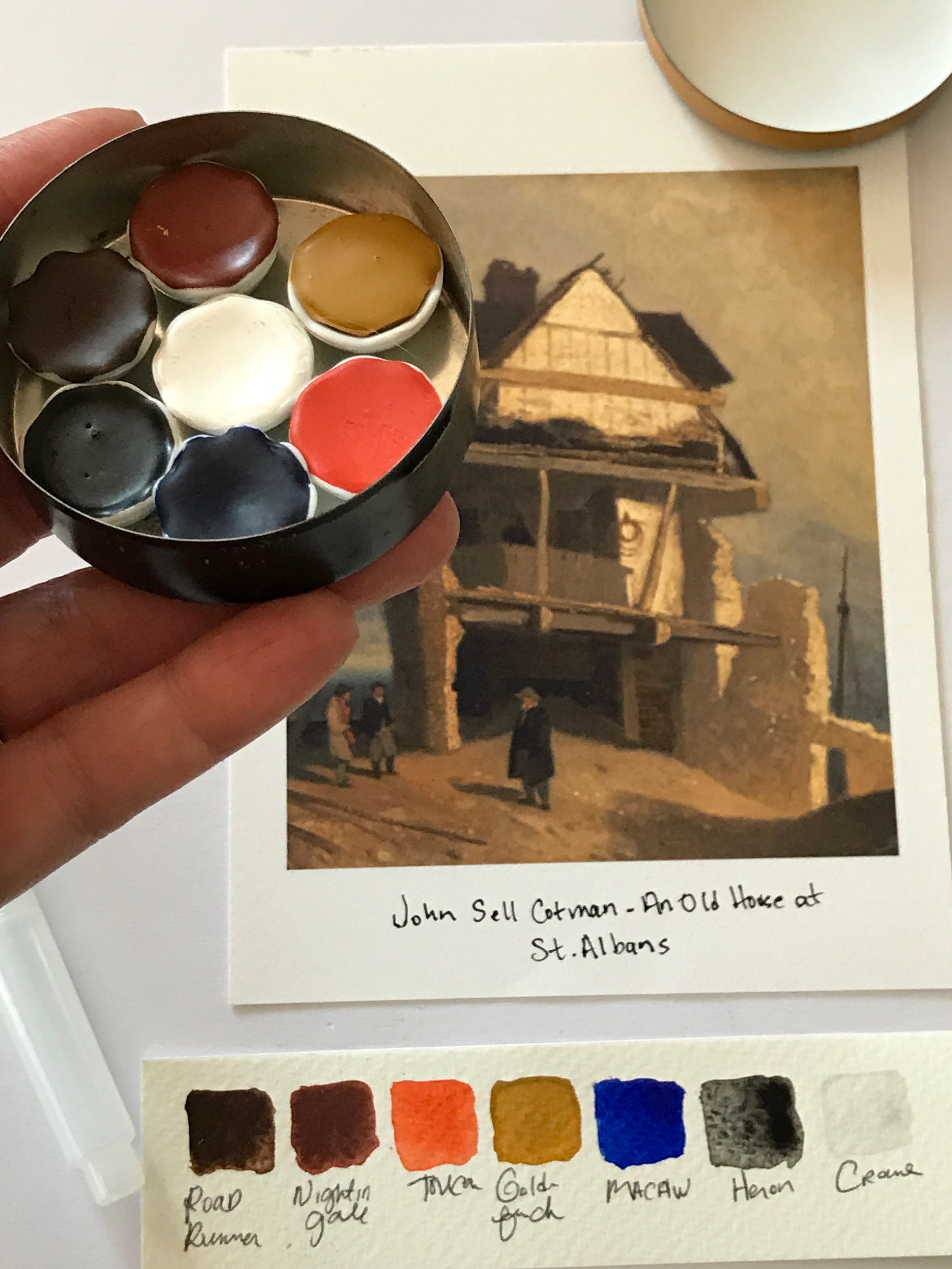 Limited Edition Watercolor Handmade Paint in ceramic wells, non toxic ...
