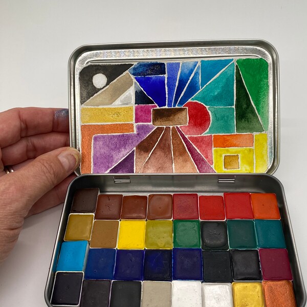 Watercolor Tin - Etsy