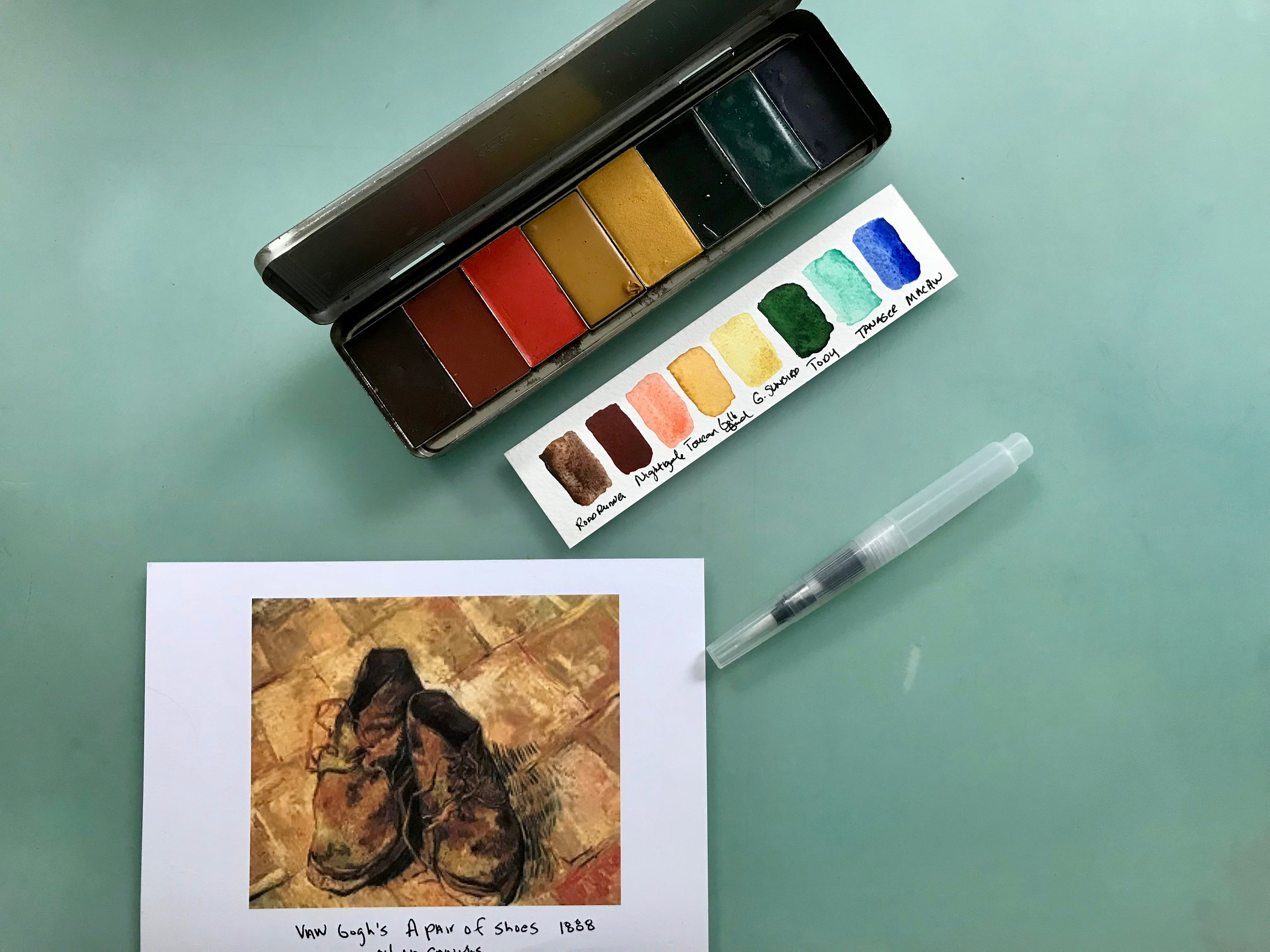 Limited Edition Watercolor Handmade Paint whole pans watercolor paint ...