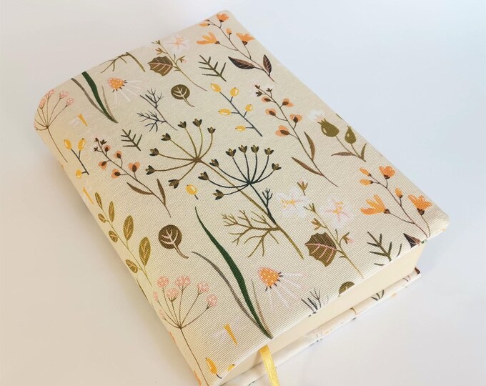 Adjustable Book Cover, Fabric Book Cover, Reusable Book Cover ...