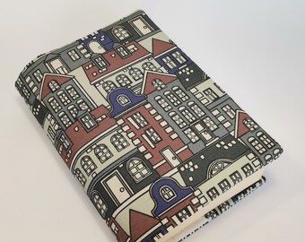 Adjustable Book Cover, Fabric Book Cover, Reusable Book Cover, Handmade ...