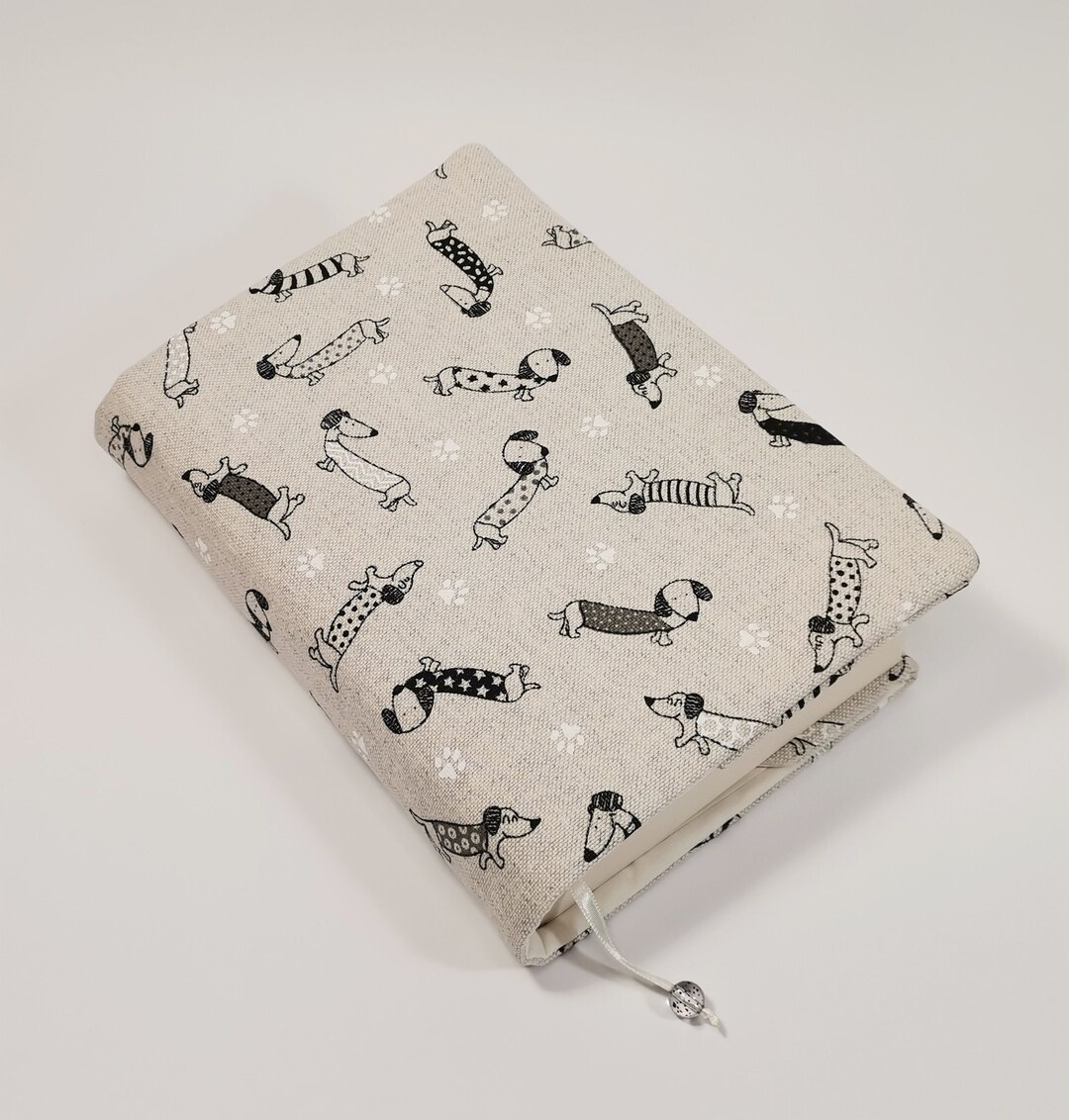 Adjustable Book Cover, Fabric Book Cover, Reusable Book Cover, Handmade ...