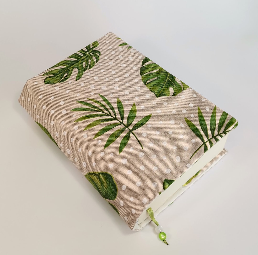 A5 Book Cover, Adjustable Book Cover, Fabric Book Cover, Reusable Book ...