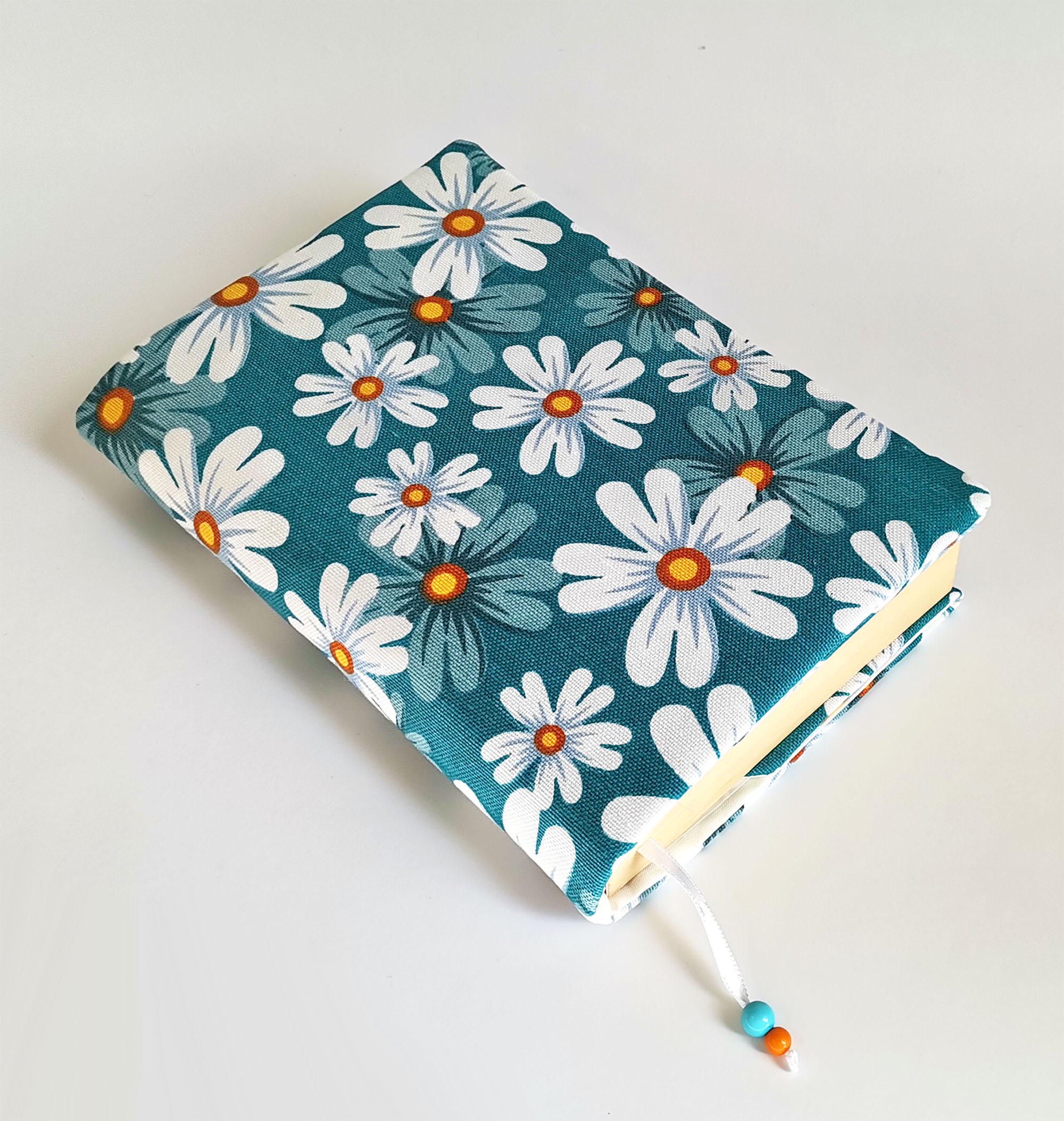 Adjustable Book Cover, A5 Book Cover, Fabric Book Cover, Reusable Book ...