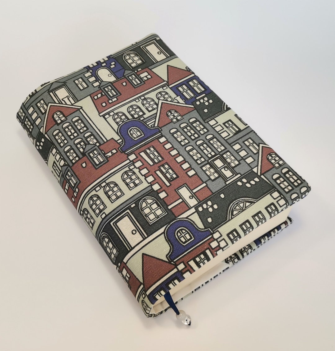 Adjustable Book Cover, Fabric Book Cover, Reusable Book Cover, Handmade ...