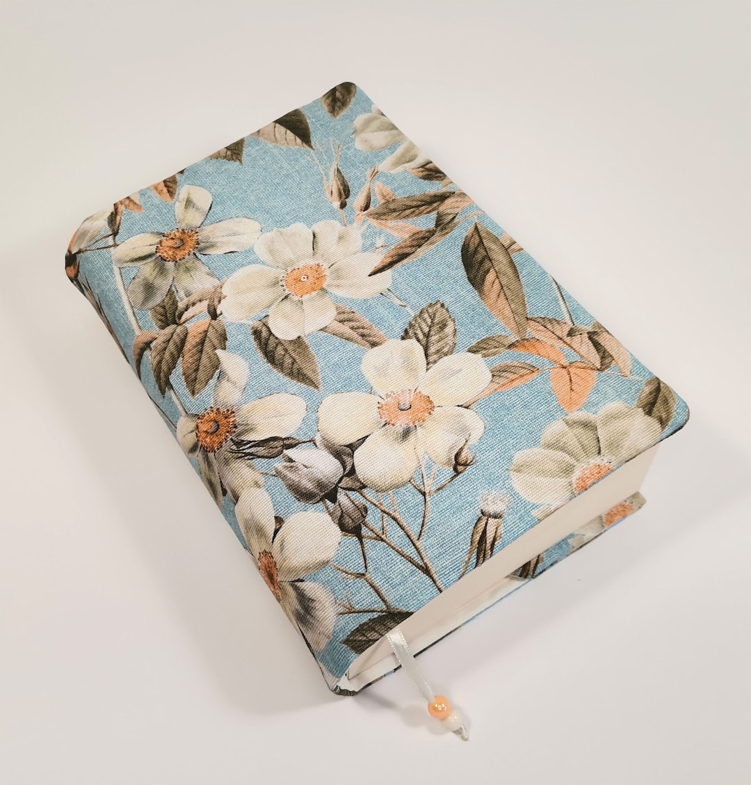 Adjustable Book Cover, Fabric Book Cover, Reusable Book Cover, Handmade ...