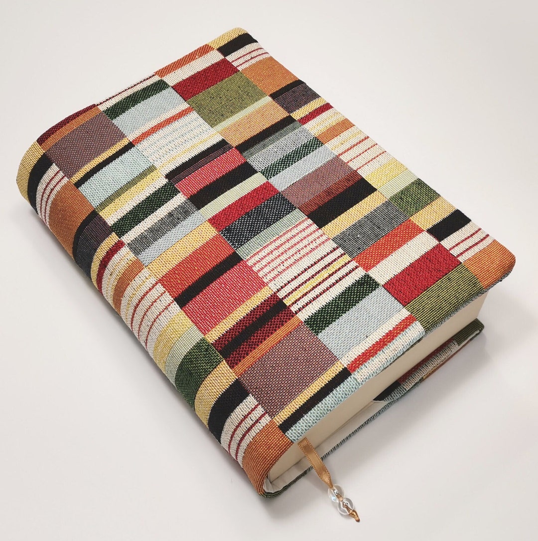 Adjustable A5 Book Cover, Fabric Book Cover, А5 Planner Cover, Handmade ...