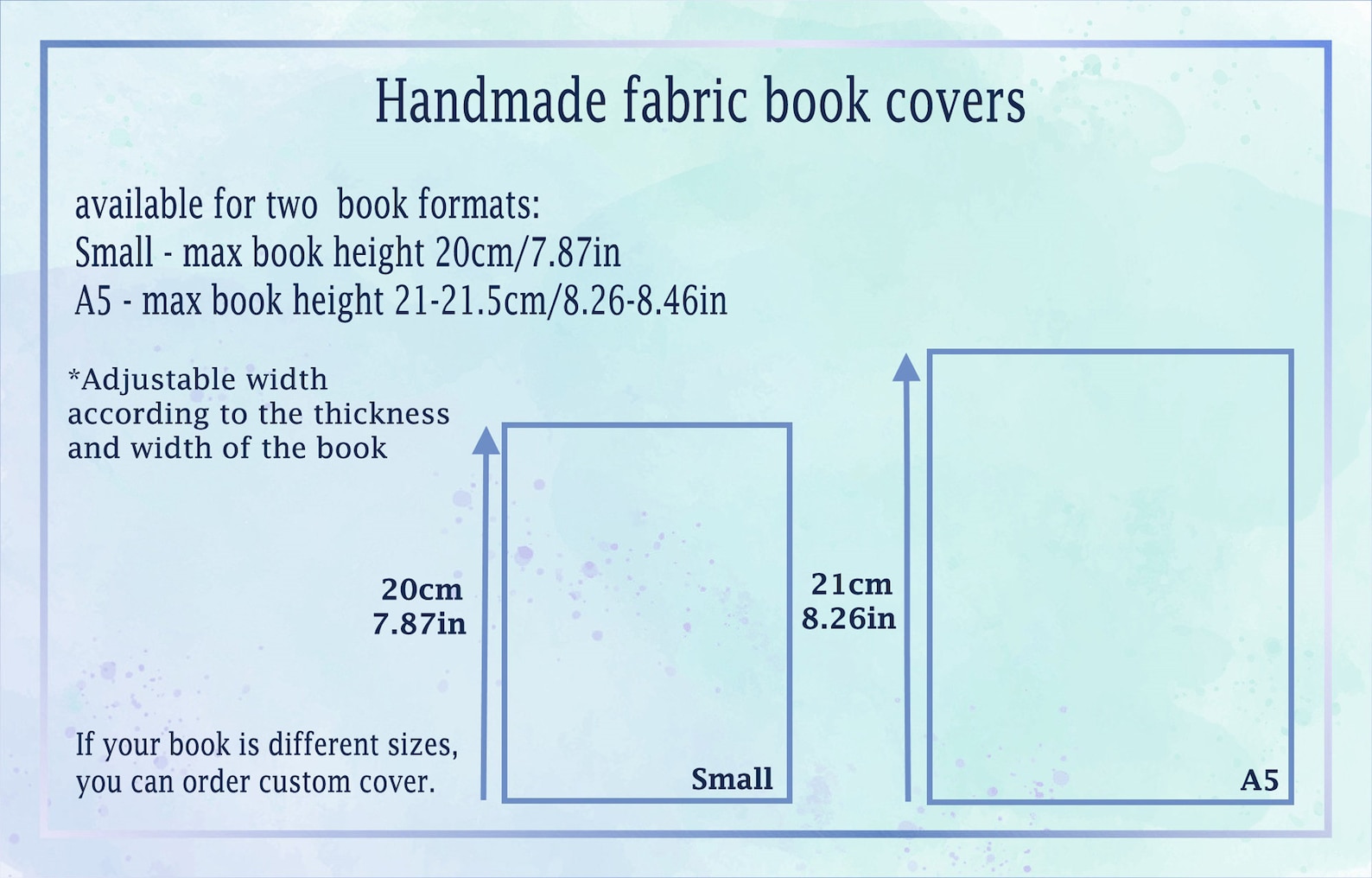 Daisies Fabric Book Cover/ A5 Book Cover 5x7 Adjustable Book - Etsy