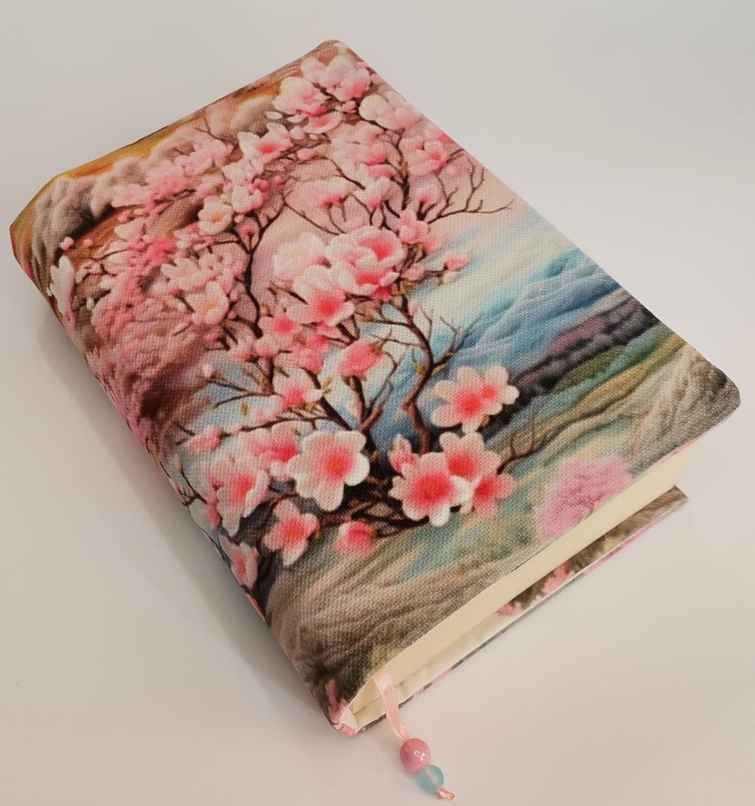 A5 Book Cover, Fabric Book Jacket, Adjustable Book Cover, Book ...