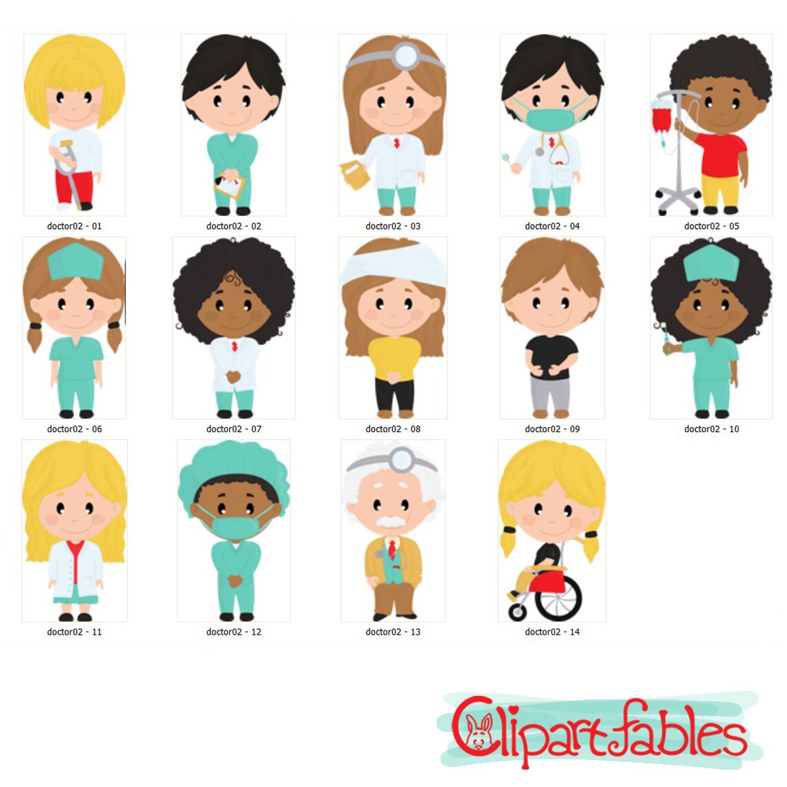 HOSPITAL Clipart, Medical Clip Art, Cute Nurse and Doctor Clipart ...