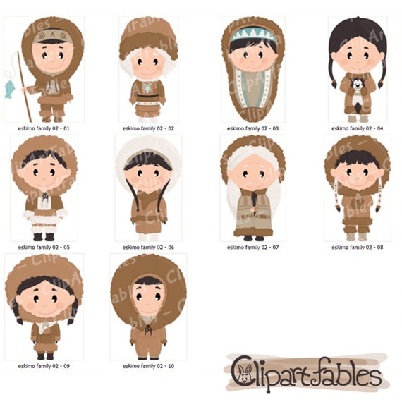 Eskimo Template Cut Out