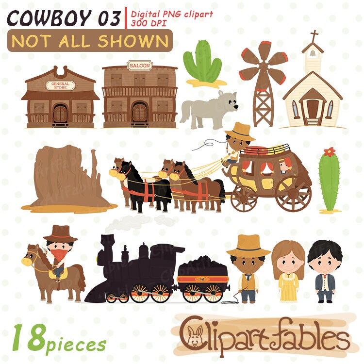 Stagecoach Robbery Clipart