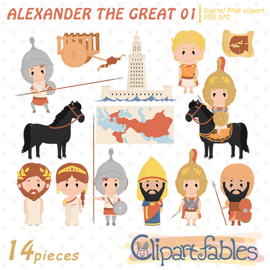 ALEXANDER the GREAT Clipart, Ancient Civilization, Persia, Greek ...