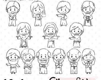 Jesus and 12 Apostles - Etsy