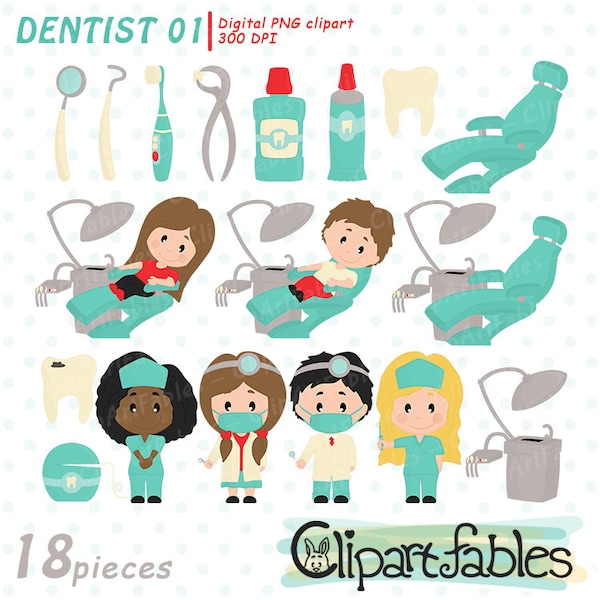 Cute Tooth Clipart - Etsy