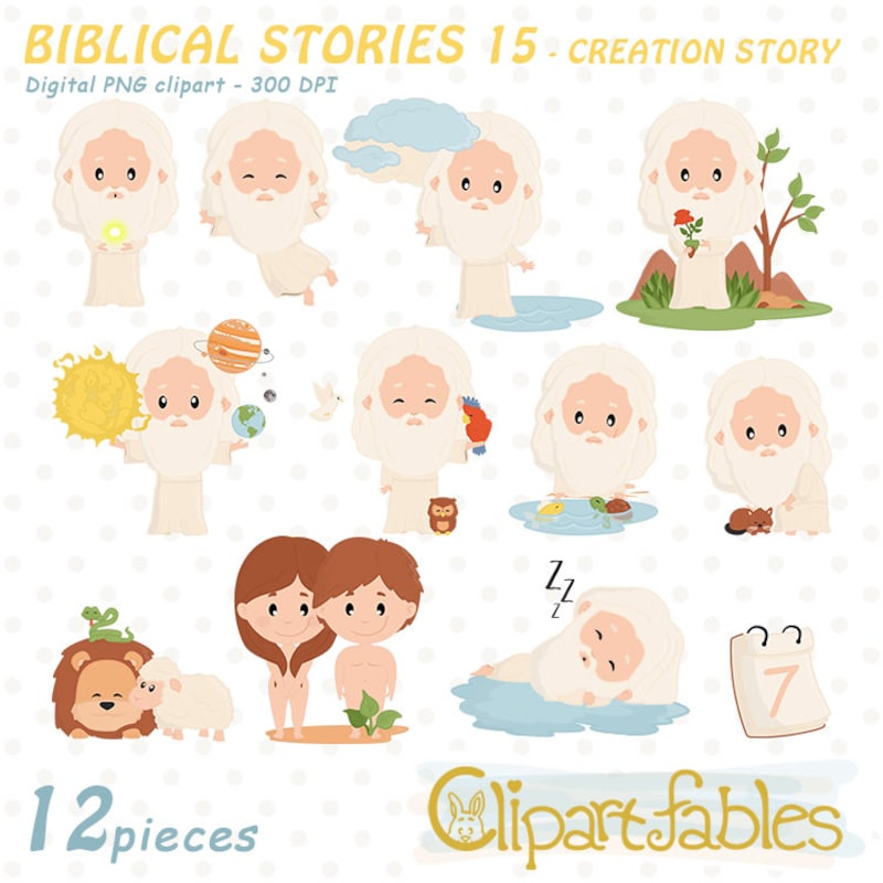 God's Creation Clipart - Etsy