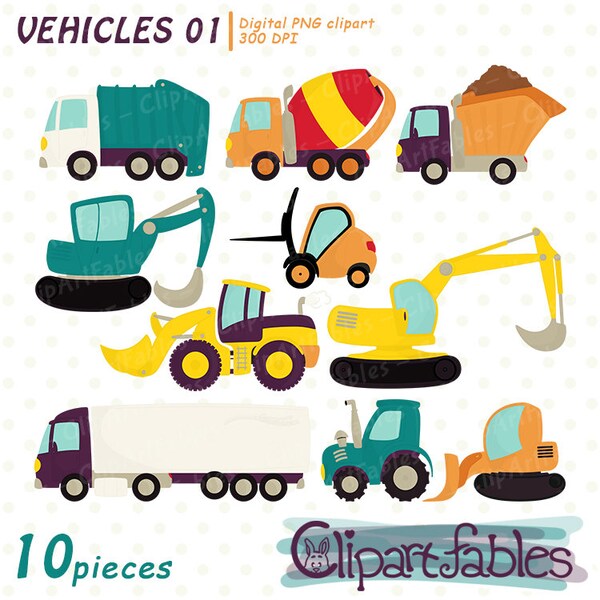 Cute Garbage Truck - Etsy