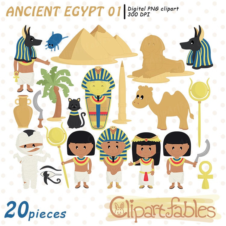 Egyptian Bracelet Template Clipart