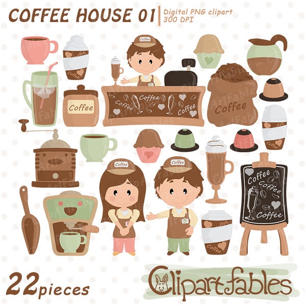 Coffee Clip Art - Etsy