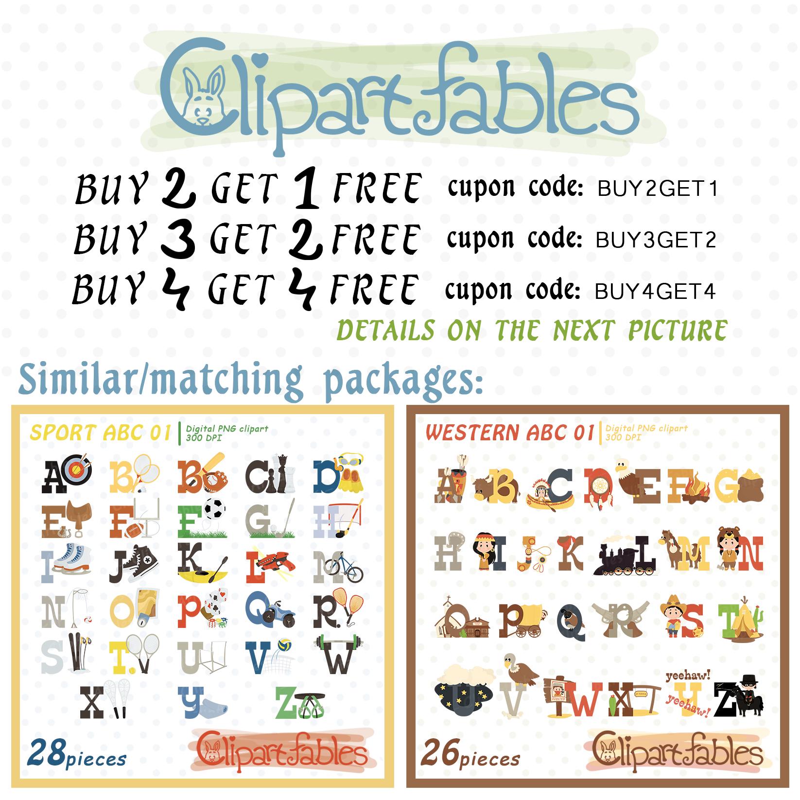 FARM ALPHABET Clipart, Barnyard, KIDS Alphabet, Child Educational ...