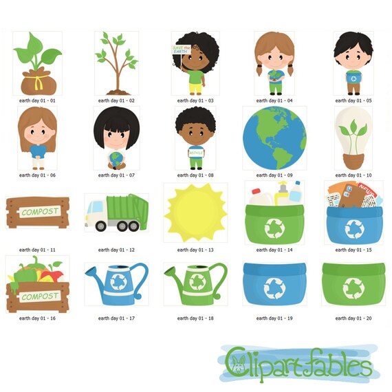 Cute Recycle Clip Art