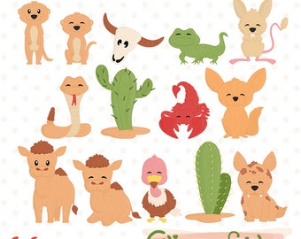 Clipart Desert Animals