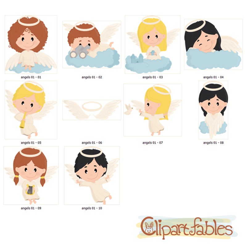 Cute ANGEL Clipart, Baby Angels, Religions, Heaven, Funny Angels ...