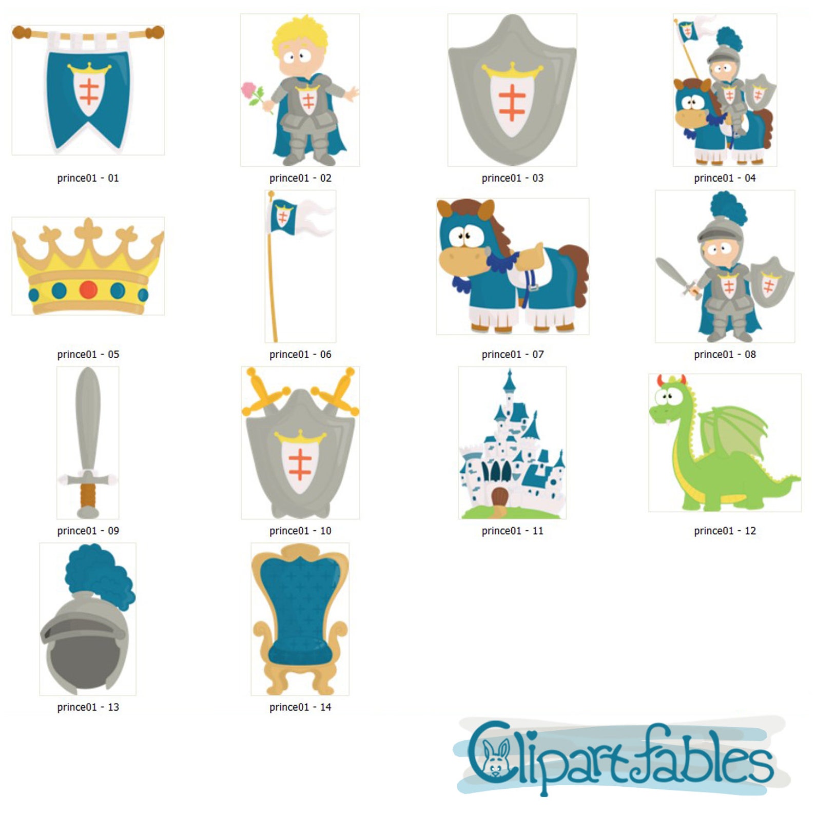 Cute KNIGHT Clipart Fairy Tale Clip Art Arthur Clipart Boy - Etsy UK