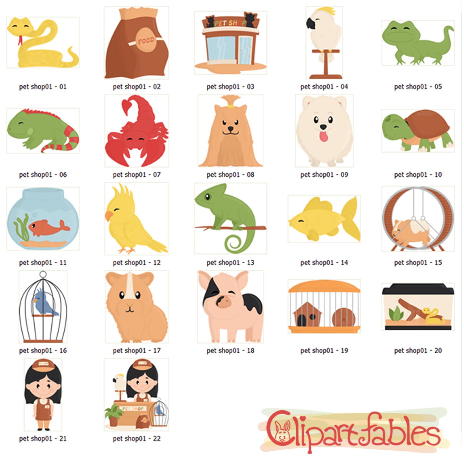 PET SHOP Clipart, Pets Clip Art, Cute Animals, Terrarium, Reptiles ...