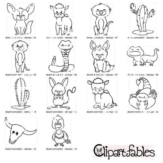 Animales Del Desierto Para Colorear