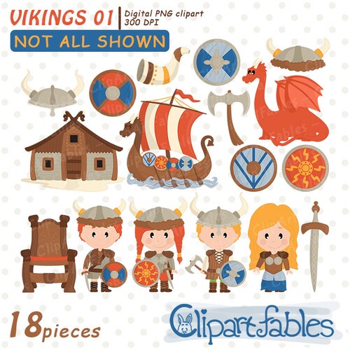 Watercolor Clipart Viking Clipart Viking Clip Art Vikings Png - Etsy Israel