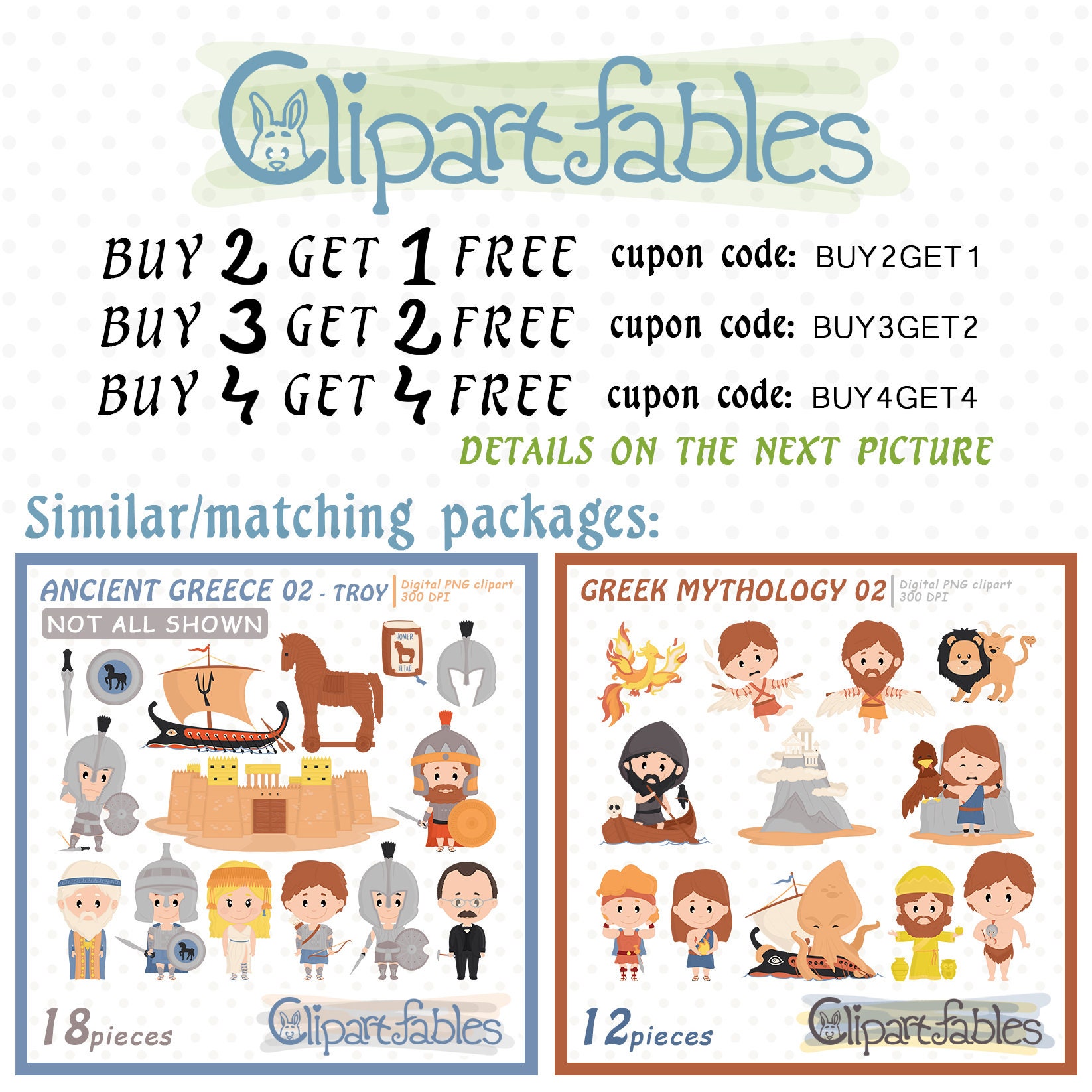 Cute ANCIENT GREECE Clipart, Travel Clip Art, Sparta, King Leonidas ...