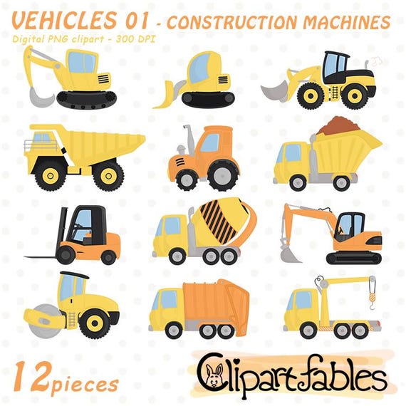 Construction Equipment Clipart