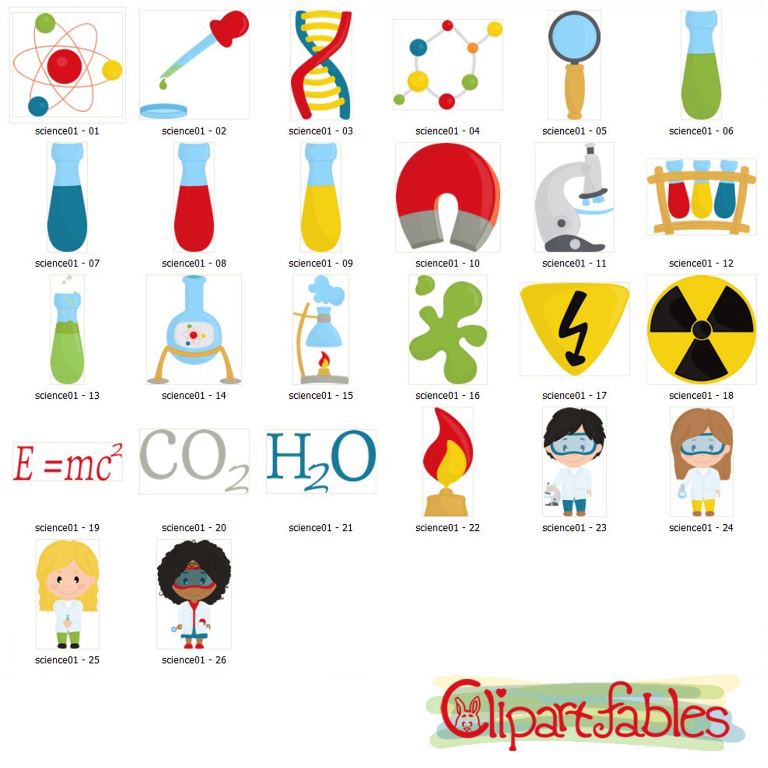 Cute Science Clipart