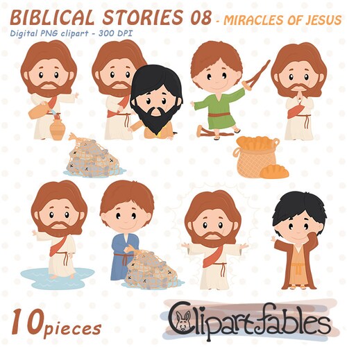 BIBLICAL STORIES Clipart Cute Biblical Characters David and - Etsy Canada