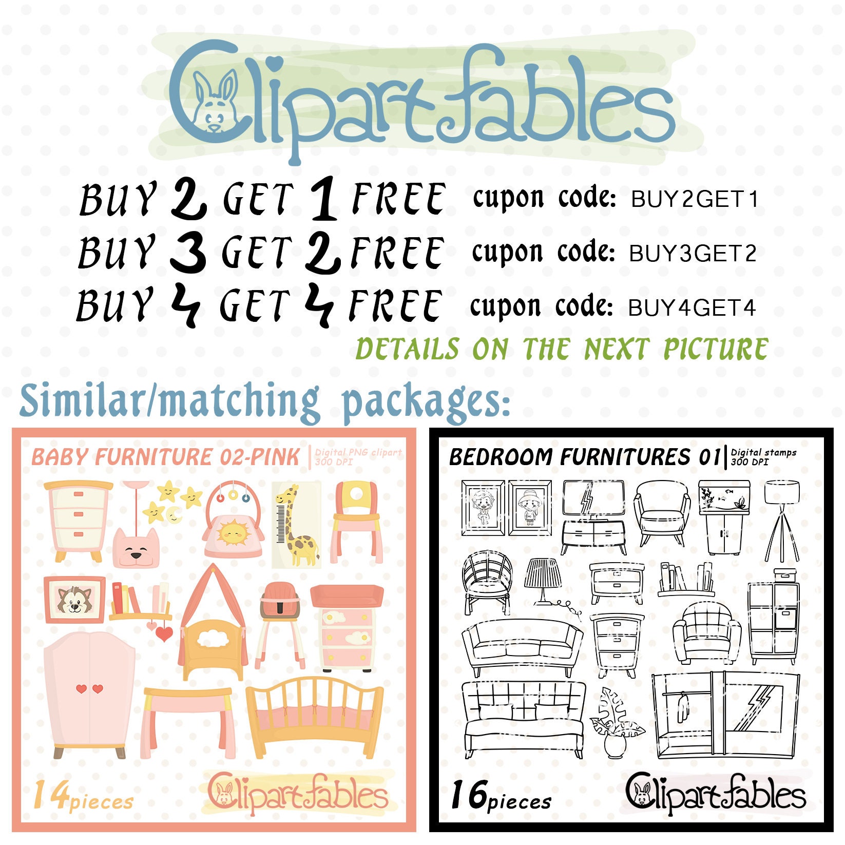 BEDROOM FURNITURE Clipart, Modern Furniture Design, Loft, Colorful ...