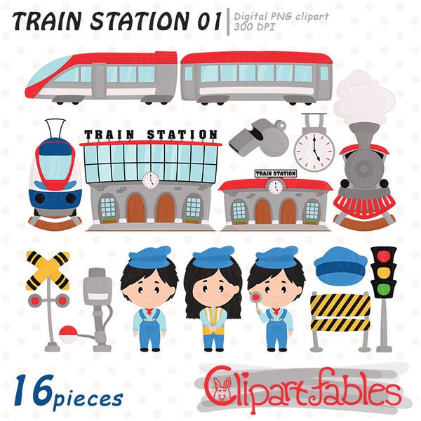 Train Clipart - Etsy