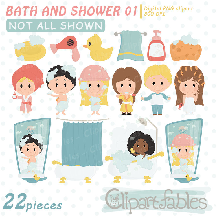 Shower Bath Clip Art
