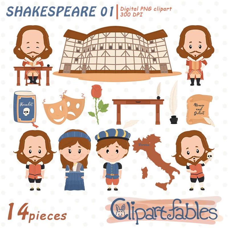 Romeo and Juliet Clipart - Etsy